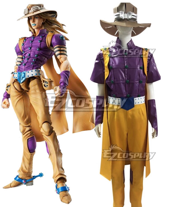 JoJo's Bizarre Adventure: Steel Ball Run Gyro Zeppeli Cosplay Costume - C Edition