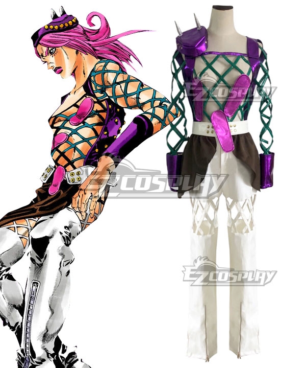 Jojo'S Bizarre Adventure: Stone Ocean Narciso Anasui Cosplay Costume