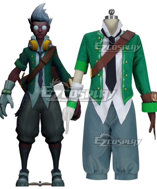League Of Legends LOL Academy Ekko Cosplay Costume