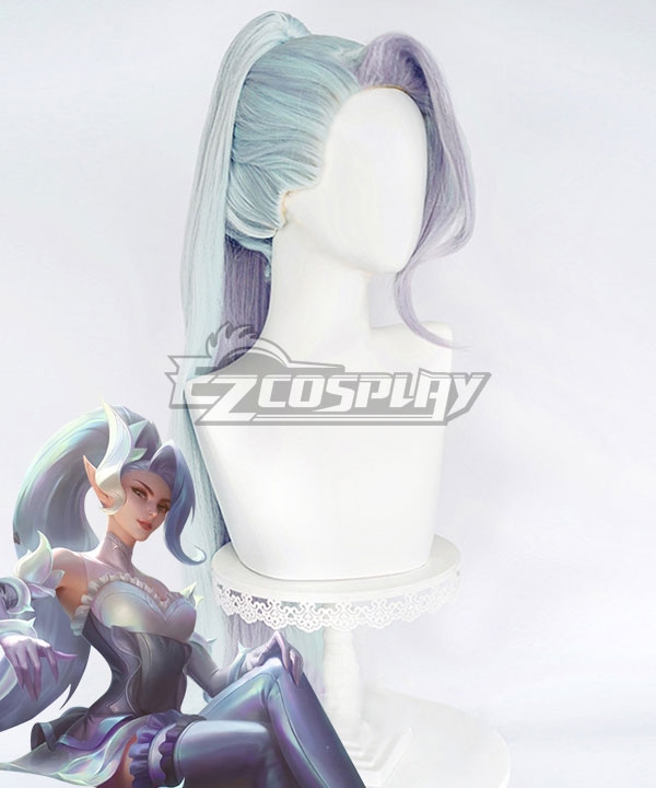 League Of Legends LOL Crystal Rose Zyra Silver Cosplay Wig