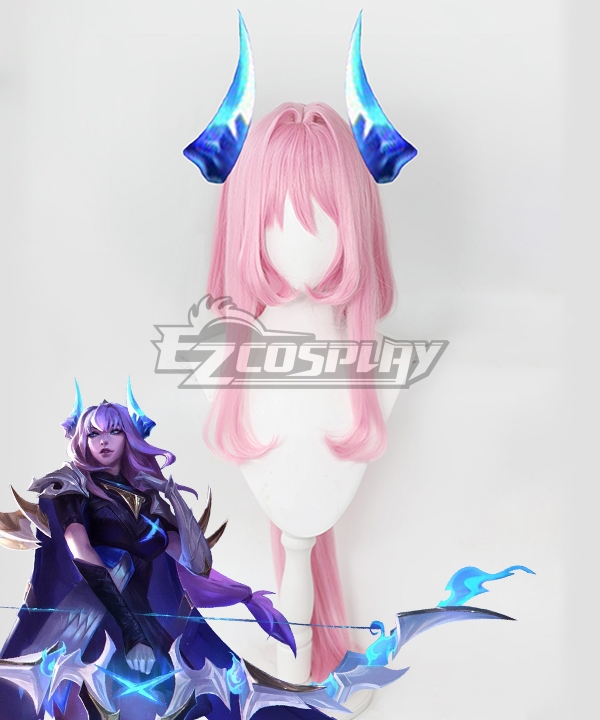 League Of Legends Lol Drx Ashe Pink Cosplay Wig