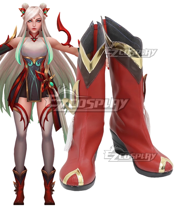 League of Legends LOL Mythmaker Irelia Cosplay Shoes