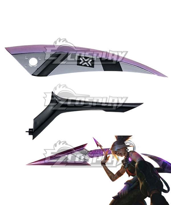 League of Legends LOL True Damage Akali Cosplay Weapon