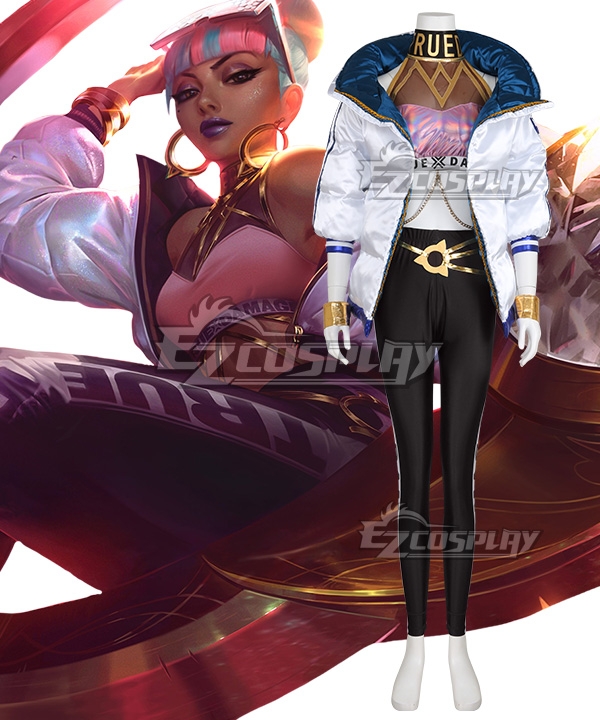 League of Legends LOL True Damage Qiyana Cosplay Costume