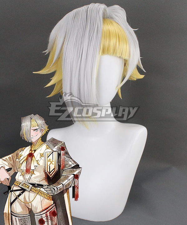 Limbus Company Kromer Golden Cosplay Wig