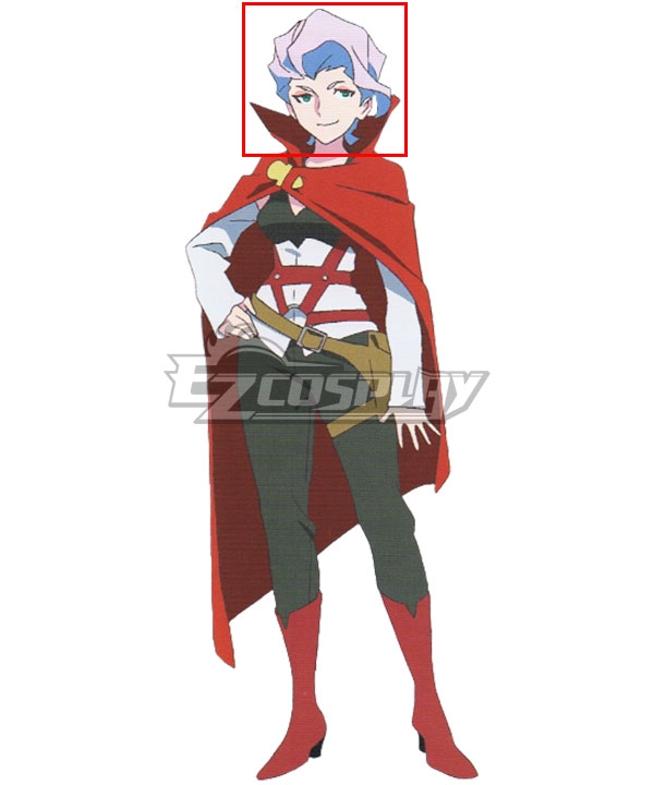Little Witch Academia Croix Meridies Purple Cosplay Wig
