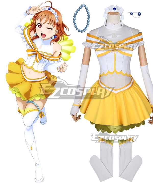 Love Live! Sunshine!! Koi Ni Naritai AQUARIUM Chika Takami Cosplay Costume