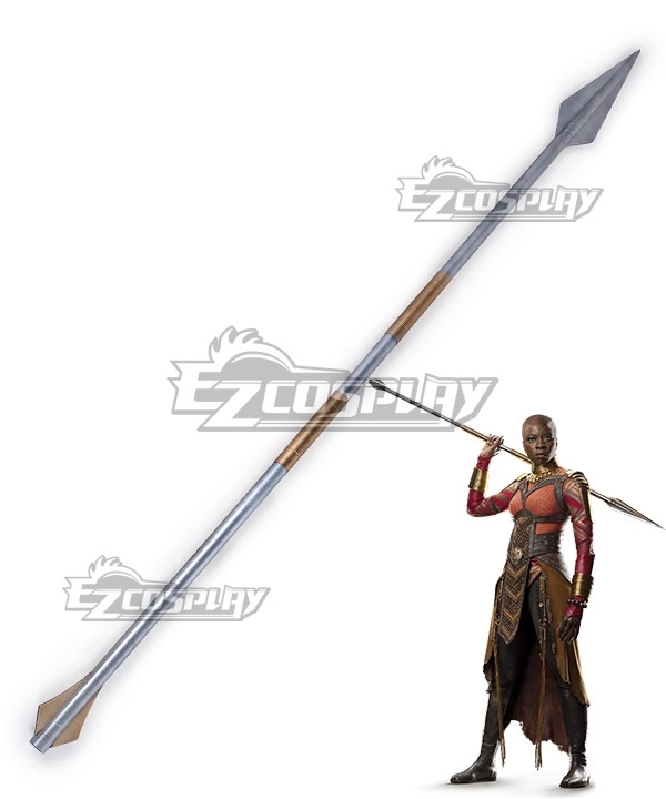 Marvel Black Panther 2018 Movie Okoye Spear Cosplay Weapon Prop