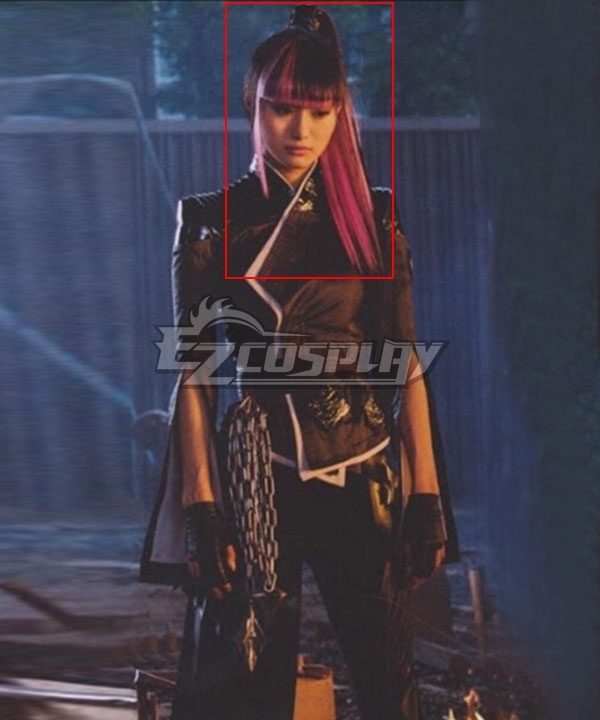 Marvel Deadpool 2 Yukio Black Purple Cosplay Wig