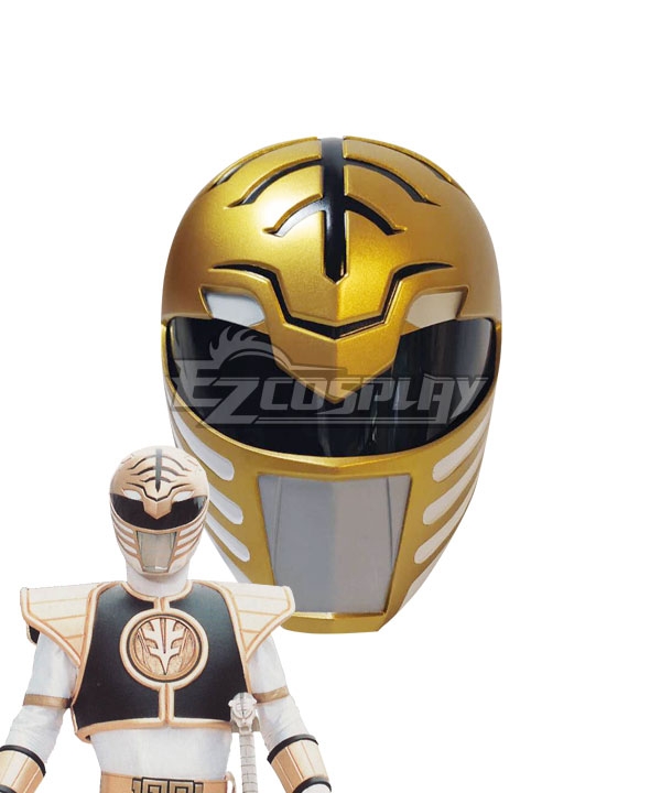 Mighty Morphin Power Rangers White Ranger Helmet Cosplay Accessory Prop