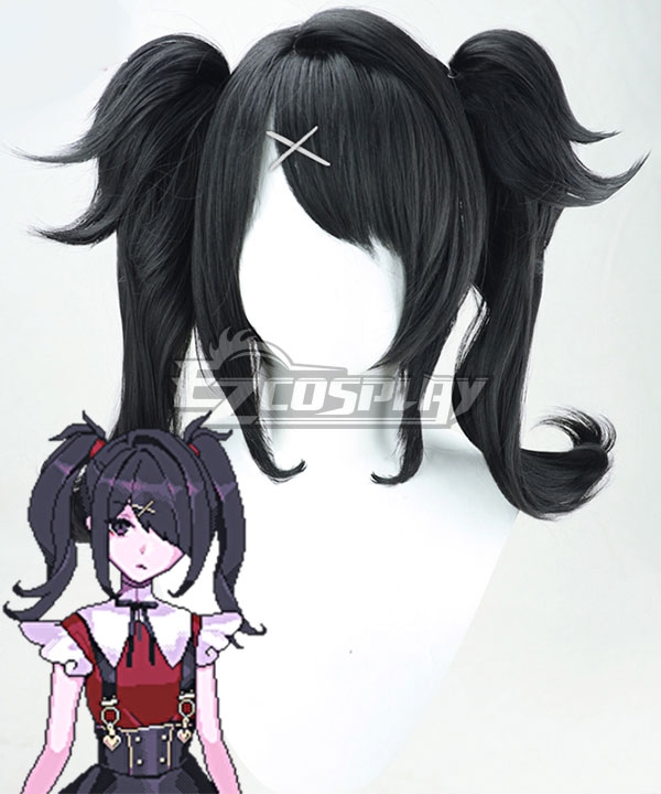 Needy Streamer Overload Needy Girl Overdose P-chan Black Cosplay Wig
