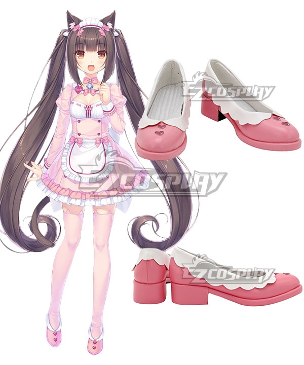 Nekopara Vol. 4 Chocola Pink Cosplay Shoes