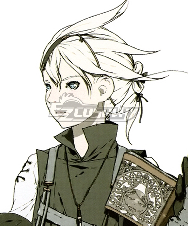 NIER Replicant Nier Brother Silver Cosplay Wig