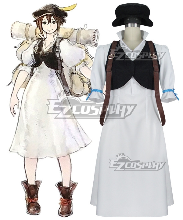 Octopath Traveler Tressa Colzione Cosplay Costume