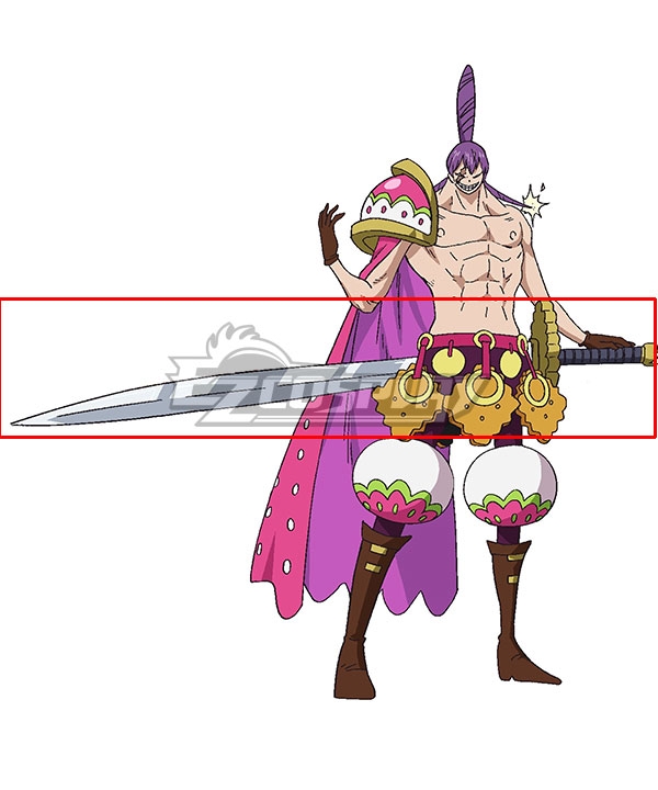 One Piece Charlotte Cracker Sword Cosplay Weapon Prop