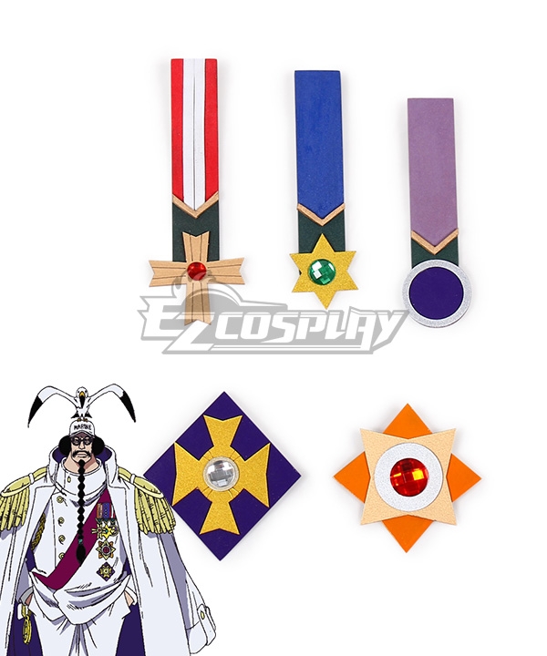 One Piece Sengoku Badge Cosplay Accessory Prop
