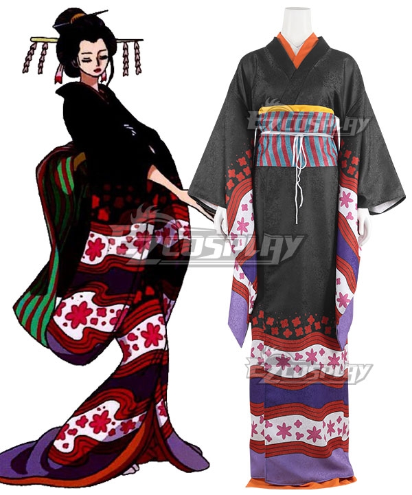 One Piece Wano Country Arc Nico Robin Kimono Cosplay Costume