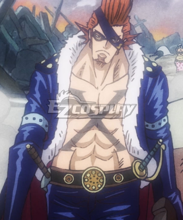 One Piece X· Drake Orange Cosplay Wig
