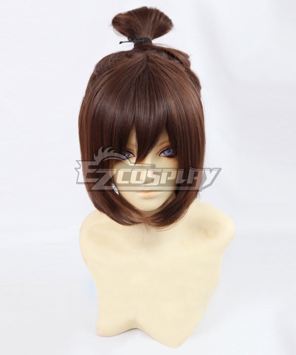 Overwatch OW Halloween Terror Mei Ling Zhou 2017 Brown Cosplay Wig