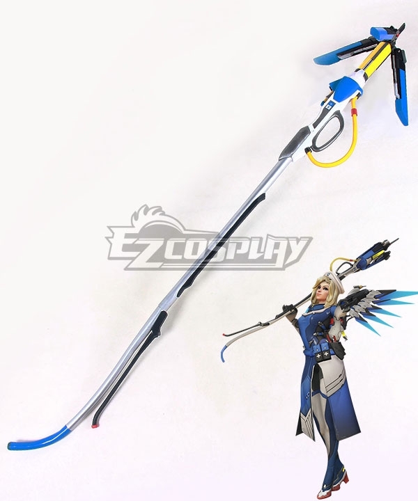 Overwatch OW Mercy Angela Ziegler Combat Medic Ziegler Staves Cosplay ...