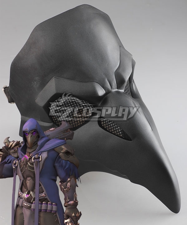 Overwatch OW Reaper Gabriel Reyes Nevermore Skin Mask Cosplay Accessory ...