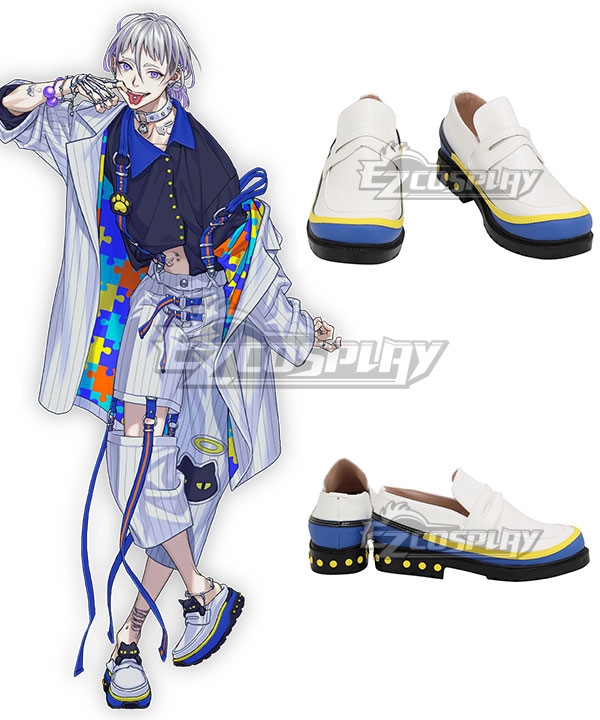 Paradox Live The Cat’s Whiskers Ryu Natsume White Cosplay Shoes