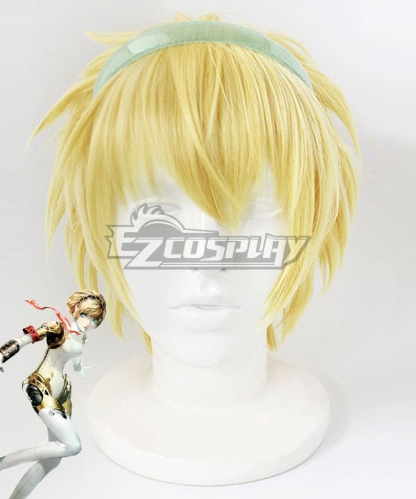 Persona 3 P3 Aigis Golden Cosplay Wig