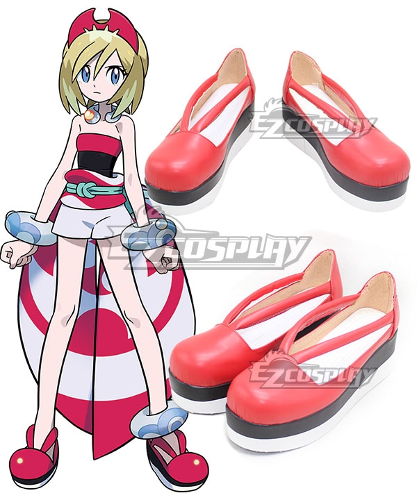 PM PM Legends: Arceus Irida Pink Cosplay Shoes