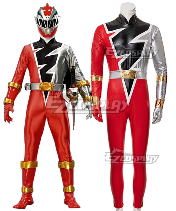 Power Rangers Dino Fury Red Ranger Cosplay Costume