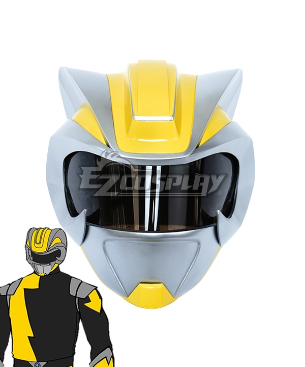 Power Rangers HyperForce HyperForce Yellow Helmet Cosplay Accessory Prop