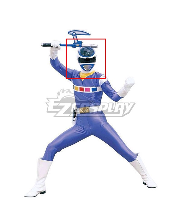 Power Rangers In Space Blue Space Ranger Helmet Cosplay Accessory Prop