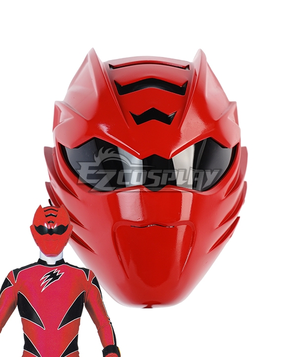 Power Rangers Jungle Fury Jungle Fury Red Ranger Helmet Cosplay ...