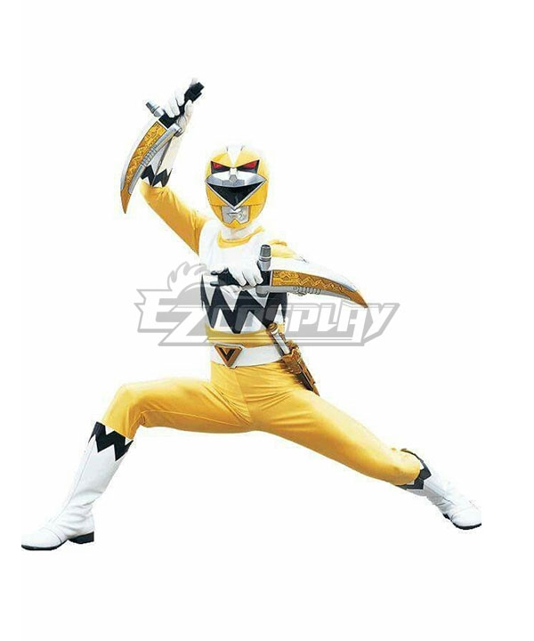 Power Rangers Lost Galaxy Galaxy Yellow Cosplay Costume