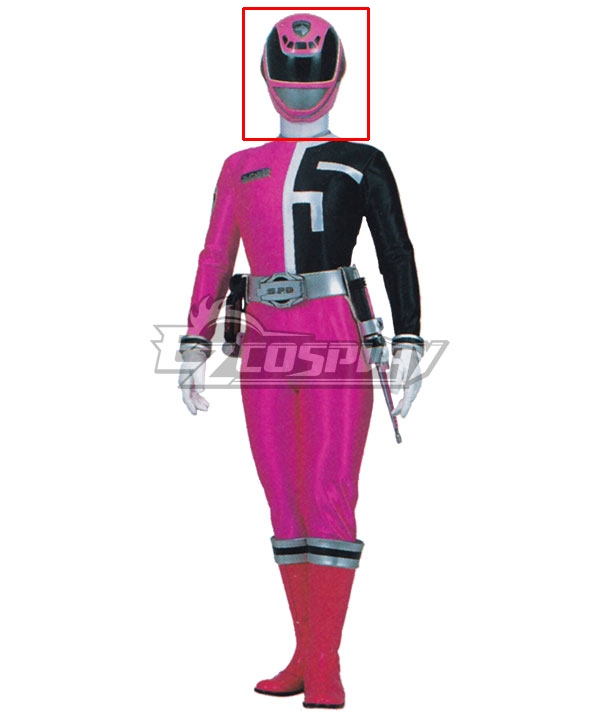 Power Rangers S.P.D. SPD Pink Ranger Helmet Cosplay Accessory Prop
