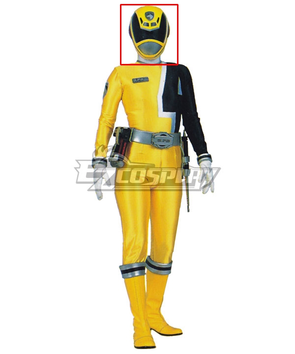 Power Rangers S.P.D. SPD Yellow Ranger Helmet Cosplay Accessory Prop