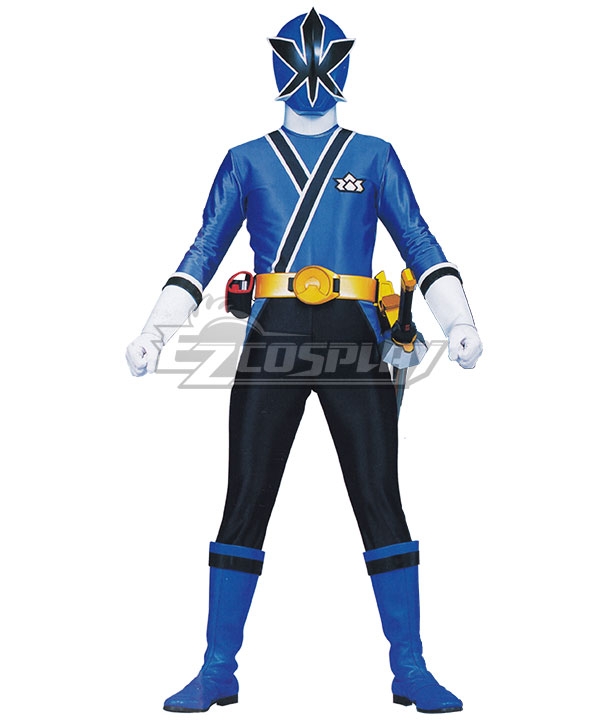 Power Rangers Samurai Blue Samurai Ranger Cosplay Costume