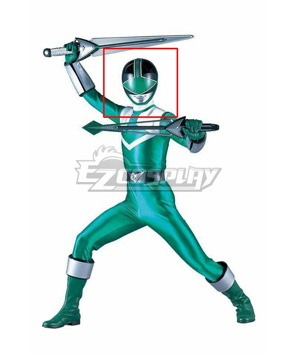 Power Rangers Time Force Time Force Green Helmet Cosplay Accessory Prop