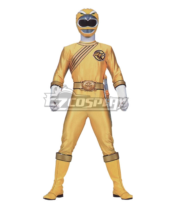 Power Rangers Wild Force Yellow Wild Force Ranger Cosplay Costume