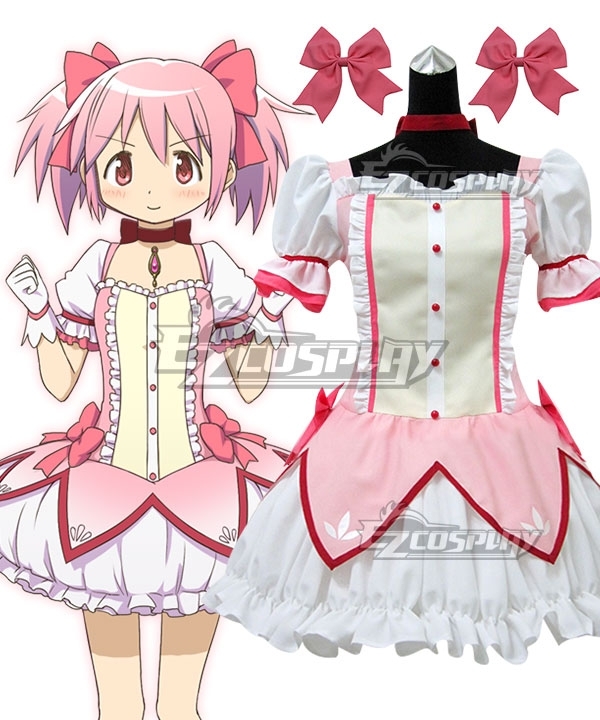 Puella Magi Madoka Magica Madoka Kaname Cosplay Costume