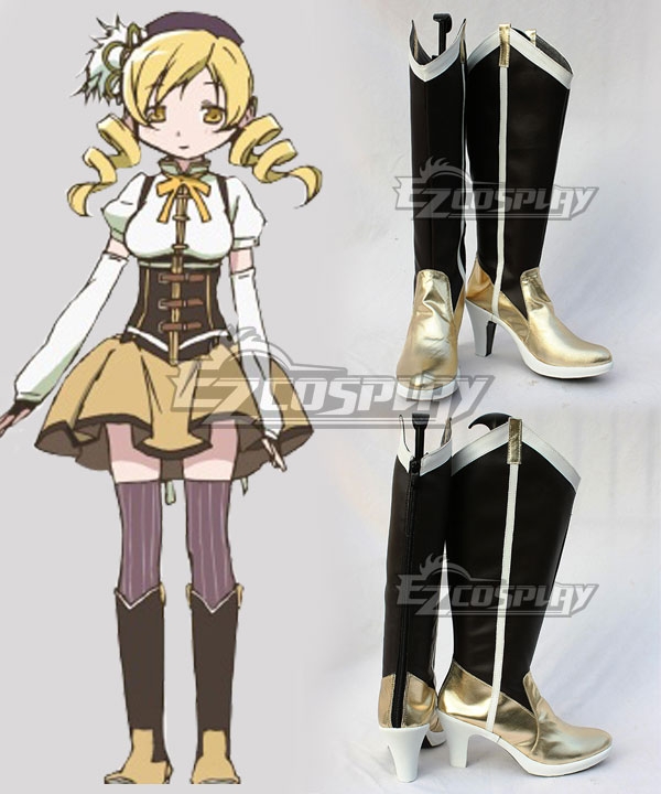 Puella Magi Madoka Magica Mami Tomoe Shoes Cosplay Boots