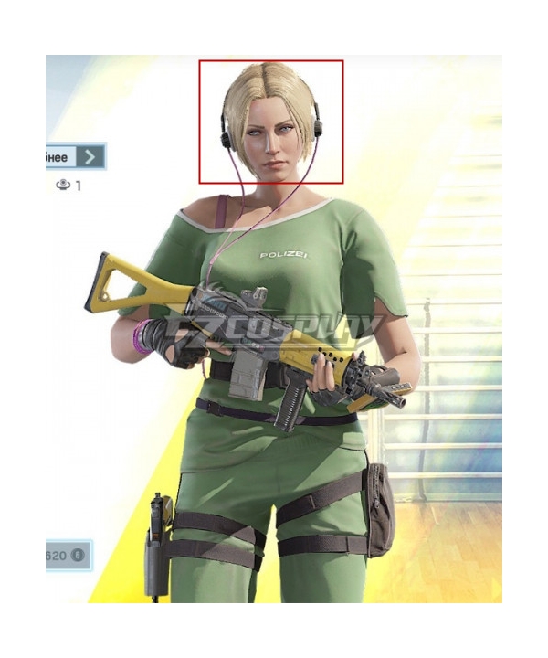 Rainbow Six Siege IQ Elite Skin Golden Cosplay Wig