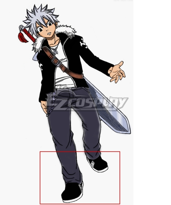 Rave Master Haru Glory Black Cosplay Shoes