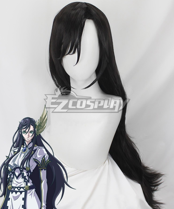 Record of Ragnarok Brunhilde Black Cosplay Wig
