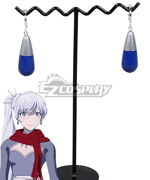 RWBY Volume 6 Weiss Schnee Earrings Cosplay Accessory Prop