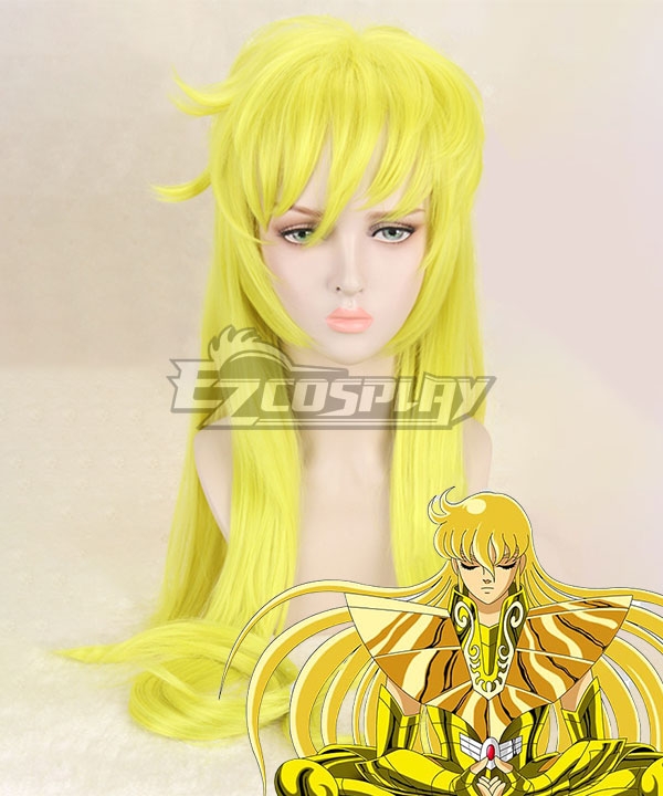 Saint Seiya Shaka Golden Cosplay Wig