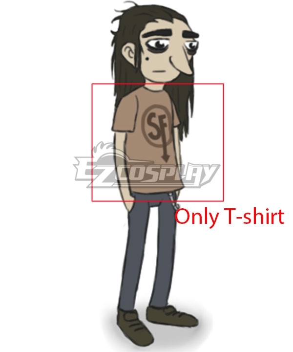 Sally Face Larry Johnson T-Shirt Cosplay Costume