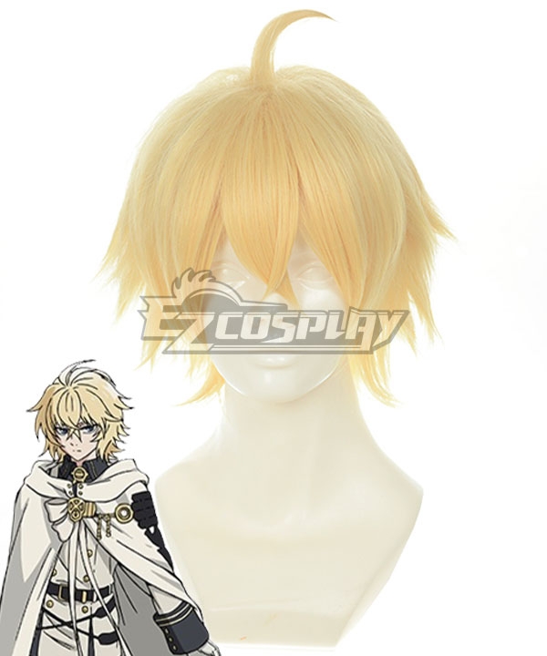 Seraph of the End Vampire Reign Owari no Serafu Mikaela Hyakuya Cosplay Wig - 366B