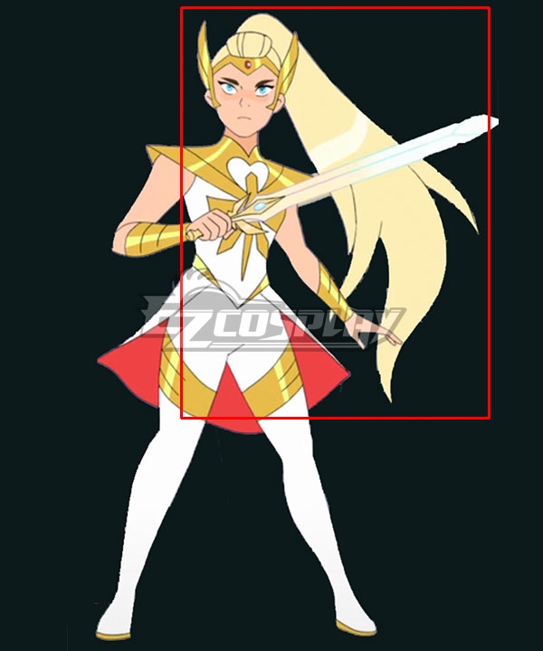 She-Ra and the Princesses of Power Season 5 Adora She-ra Golden Cosplay Wig