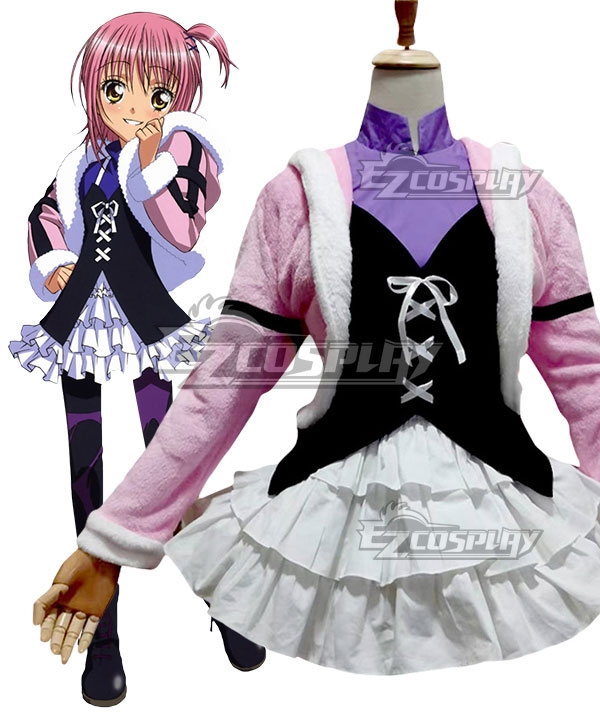 Shugo Chara! Amu Hinamori Winter Cosplay Costume