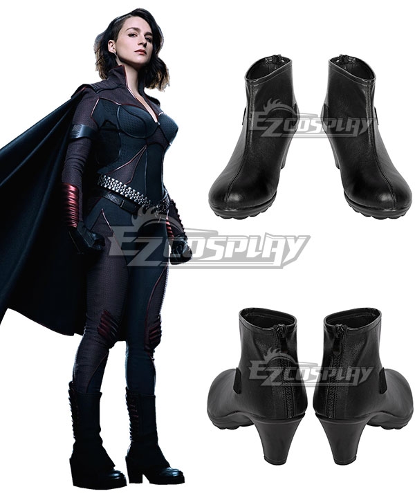 The Boys Season 2 Stormfront Black Cosplay Shoes